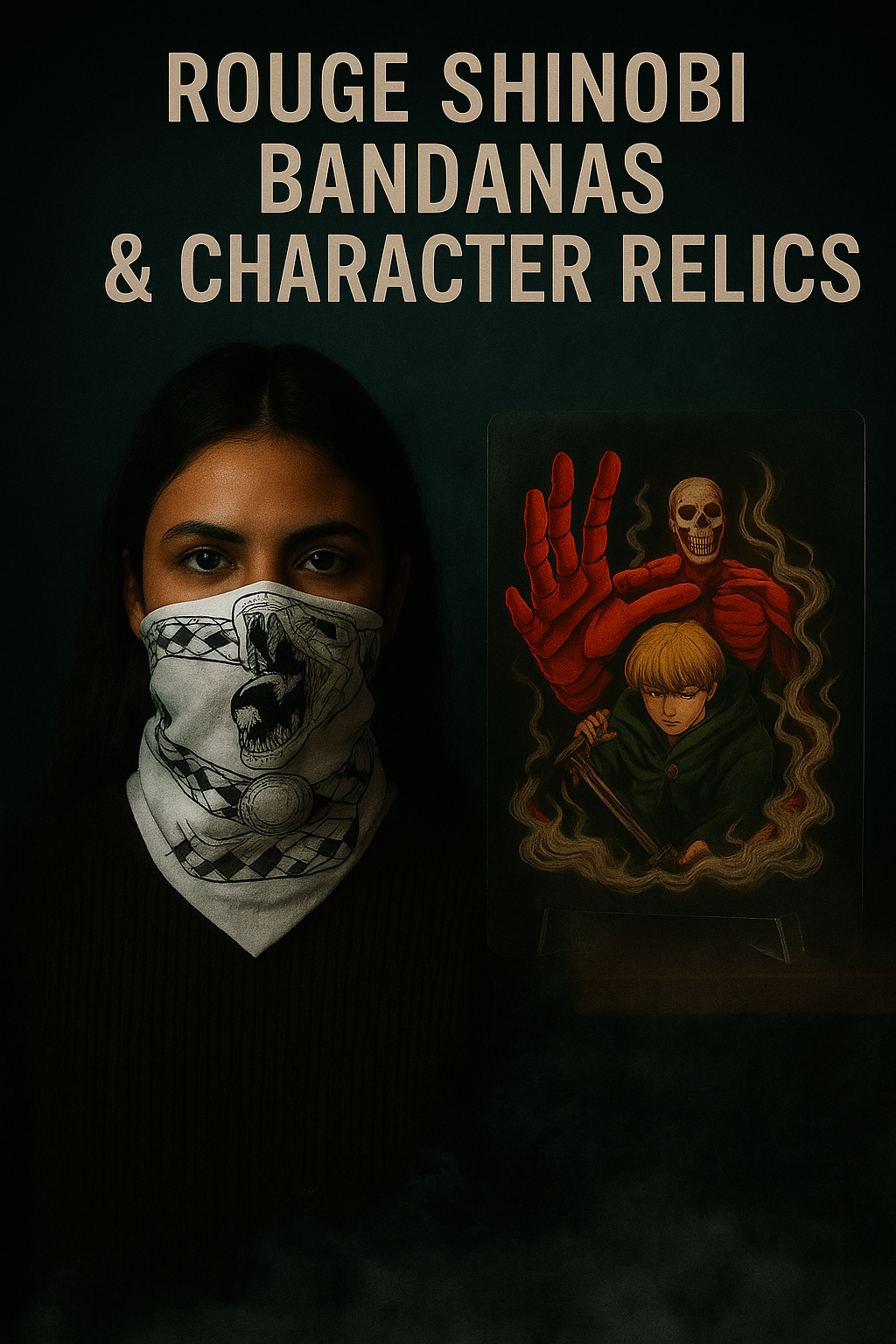 Rouge Shinobi Bandana & Character Relic Collection | AnimeVerseStore